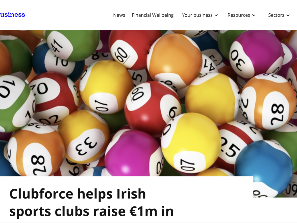Clubforce helps Irish sports clubs raise €1m in March - Clubforce