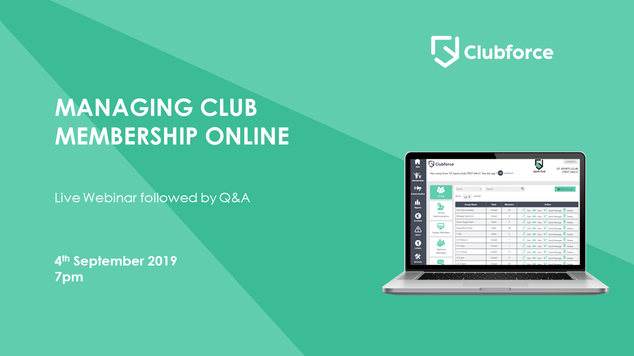 How to Manage Membership Online with Clubforce - Clubforce