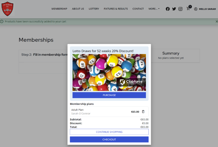 Club Lotto - Clubforce