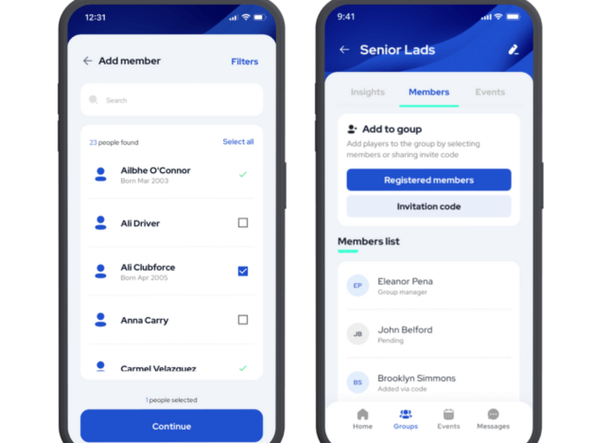 Connect App - Clubforce
