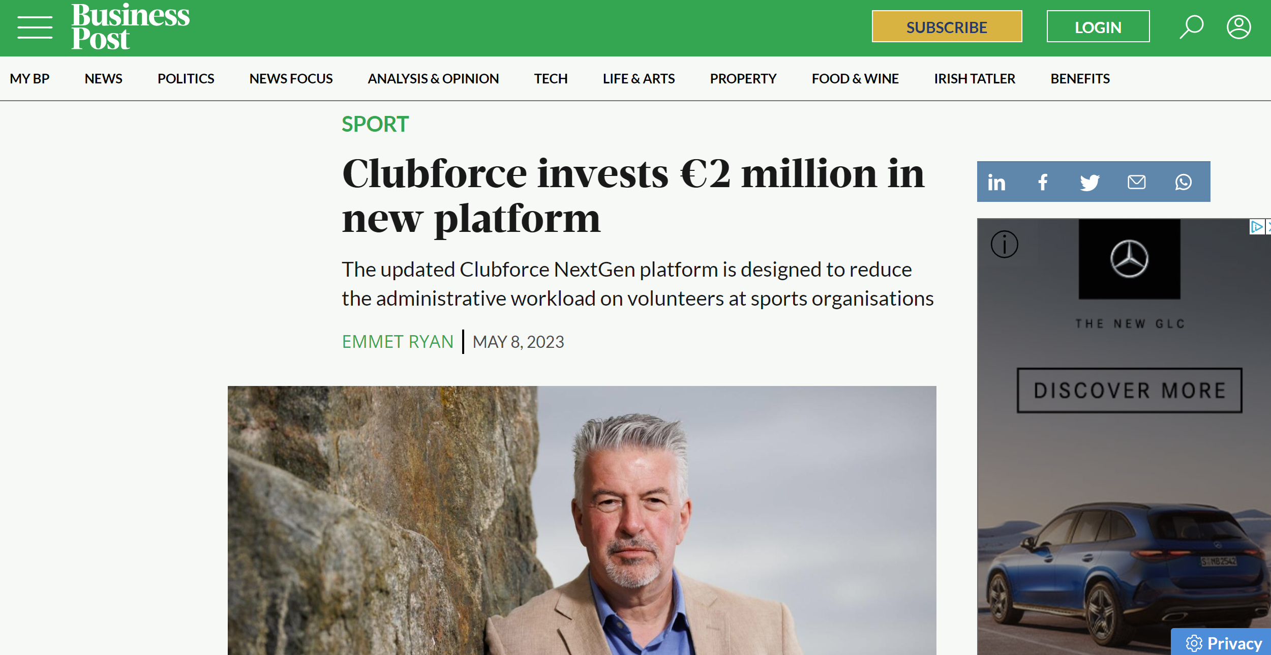 Clubforce invests €2 million in new platform - Clubforce