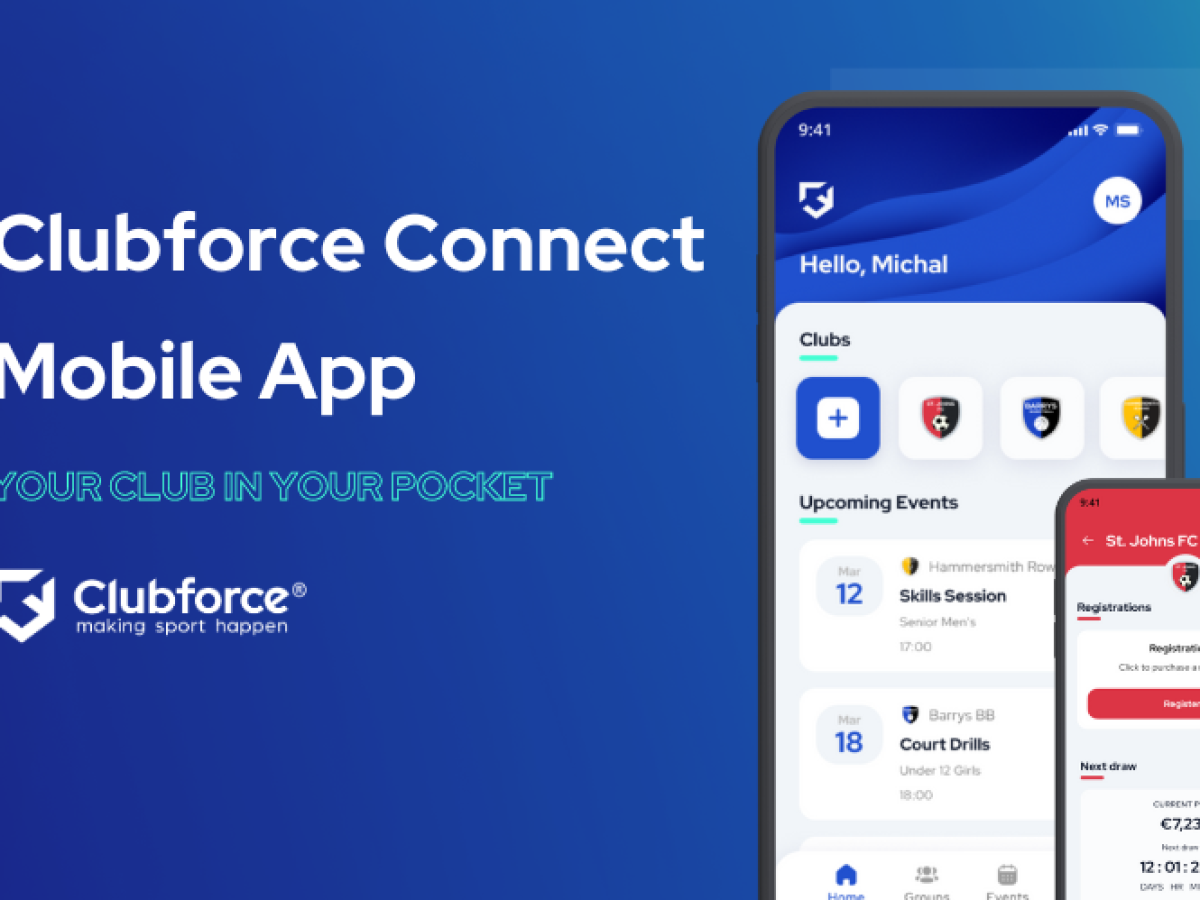 Your club in your pocket - Clubforce Connect mobile app
